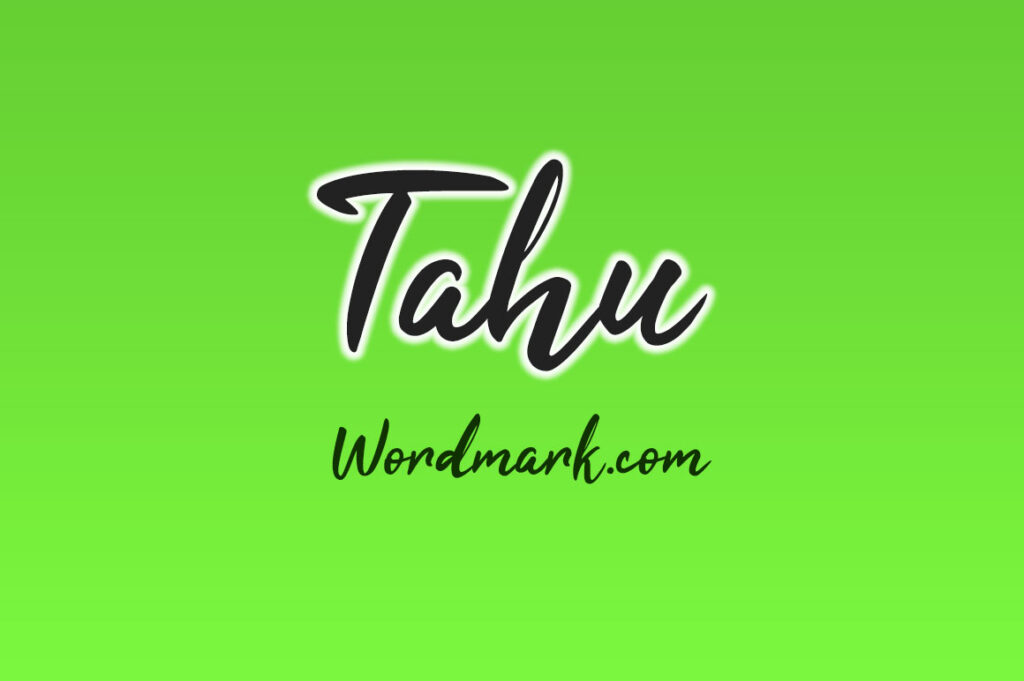 Tahu | Wordmark | Logo Maker